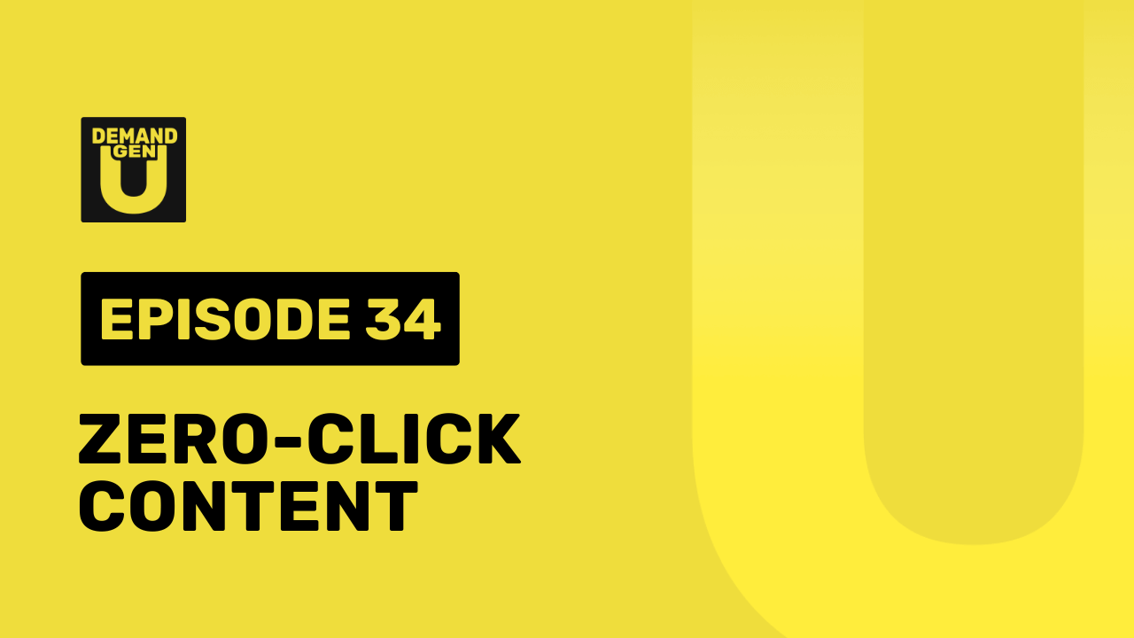 How to Get Started with Zero-Click Content with Amanda Natividad - metadata.io