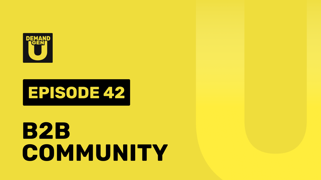 Building a Successful B2B Community - metadata.io