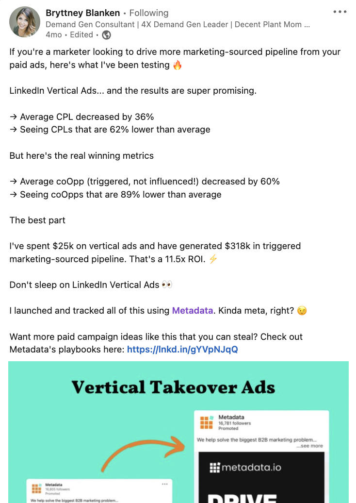 The Next Big Thing in B2B Marketing: LinkedIn Thought Leader Ads | Metadata.io