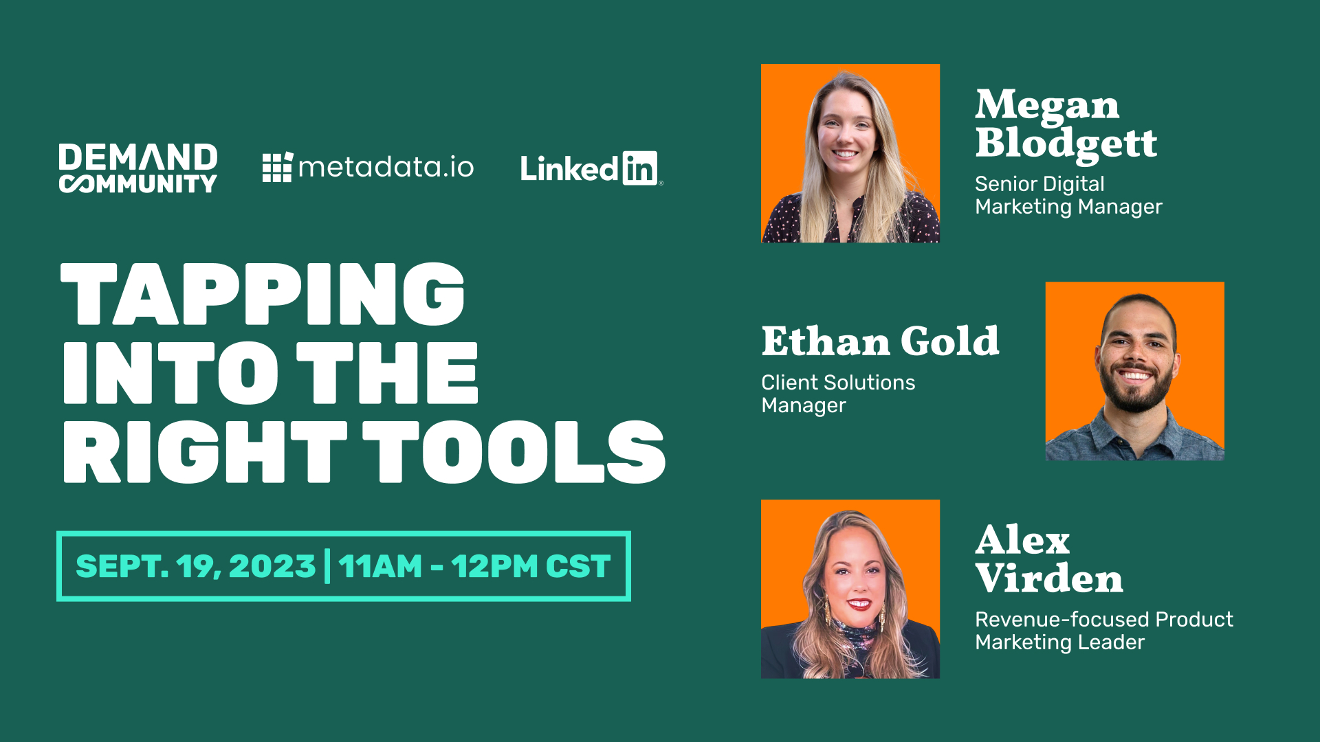 Tapping into the right tools by Megan Blodgett & Ethan Gold - metadata.io